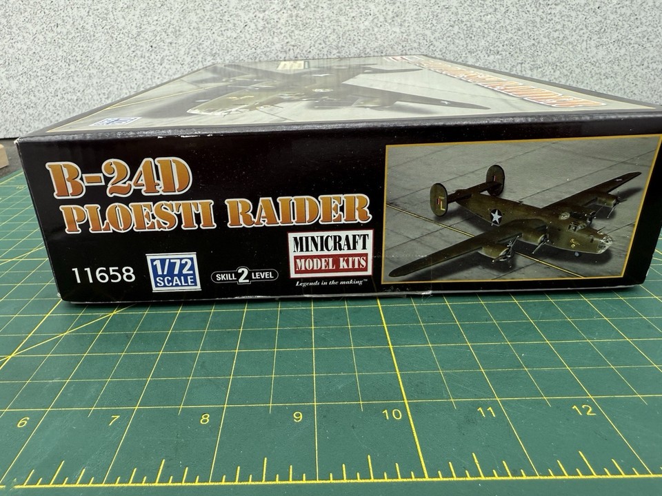 Minicraft 1/72 Consolidated B-24D Liberator Ploesti Raider Model Plane ...