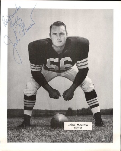 John Murrow Signed 8x11 Team Issued Photo Cleveland Browns Autograph ...
