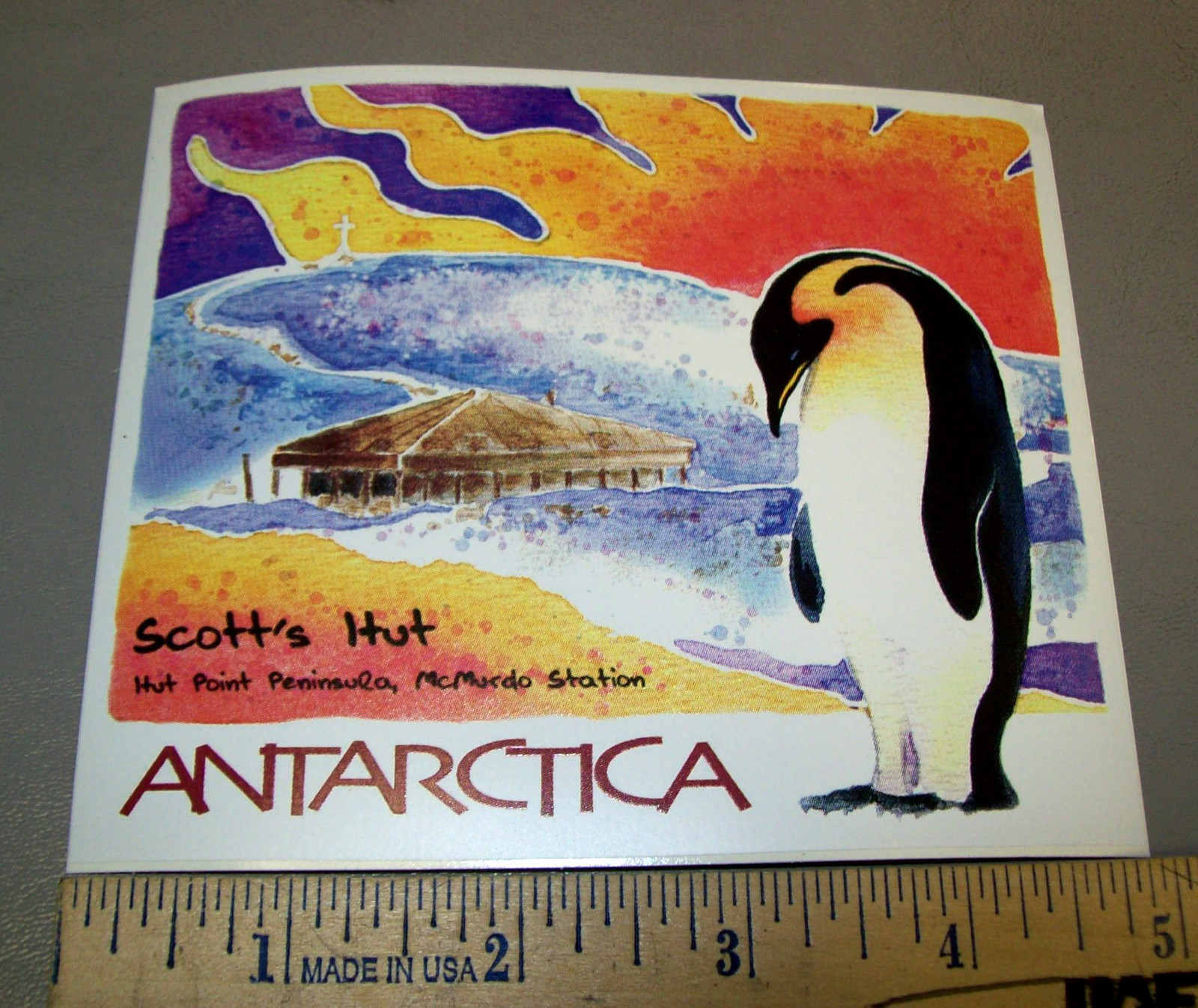 Antarctica scotts hut - huts point peninsula - mcmurdo station penguin ...