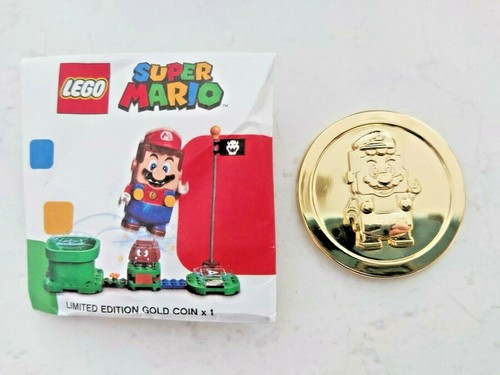 Lego Super Mario Gold Coin Medal Ultra Rare Limited Edition Brand New ...