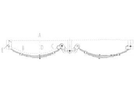 Rocker Roller Spring Sets Roller Rocker Spring Set - 60mmx8mmx9 Leaf ...