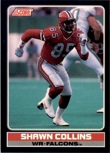 1990 SCORE YOUNG SUPERSTARS SHAWN COLLINS ATLANTA FALCONS #4 | eBay