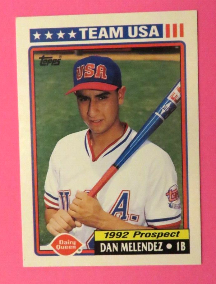 1992 Topps "Dairy Queen" Team USA 1992 Prospect - DAN MELENDEZ | eBay