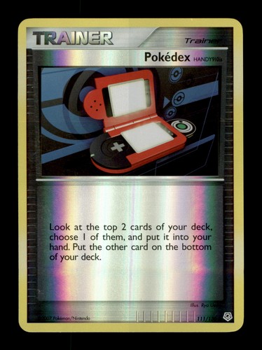 Pokedex 111/130 Reverse Holo - Diamond & Pearl - Pokemon Trading Card ...
