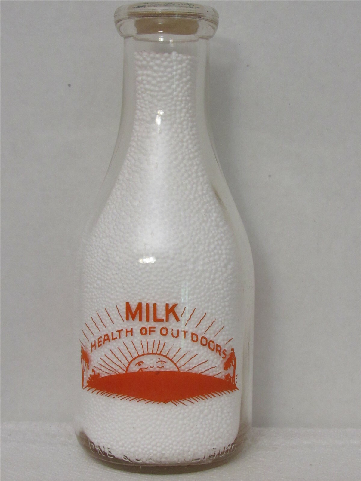 TRPQ Milk Bottle Mathews Dairy Farm Syracuse NY ONONDAGA COUNTY 1940 ...