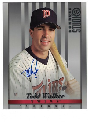 Todd Walker Autographed 1997 Donruss Studio 8X10 Jumbo card Signed ...