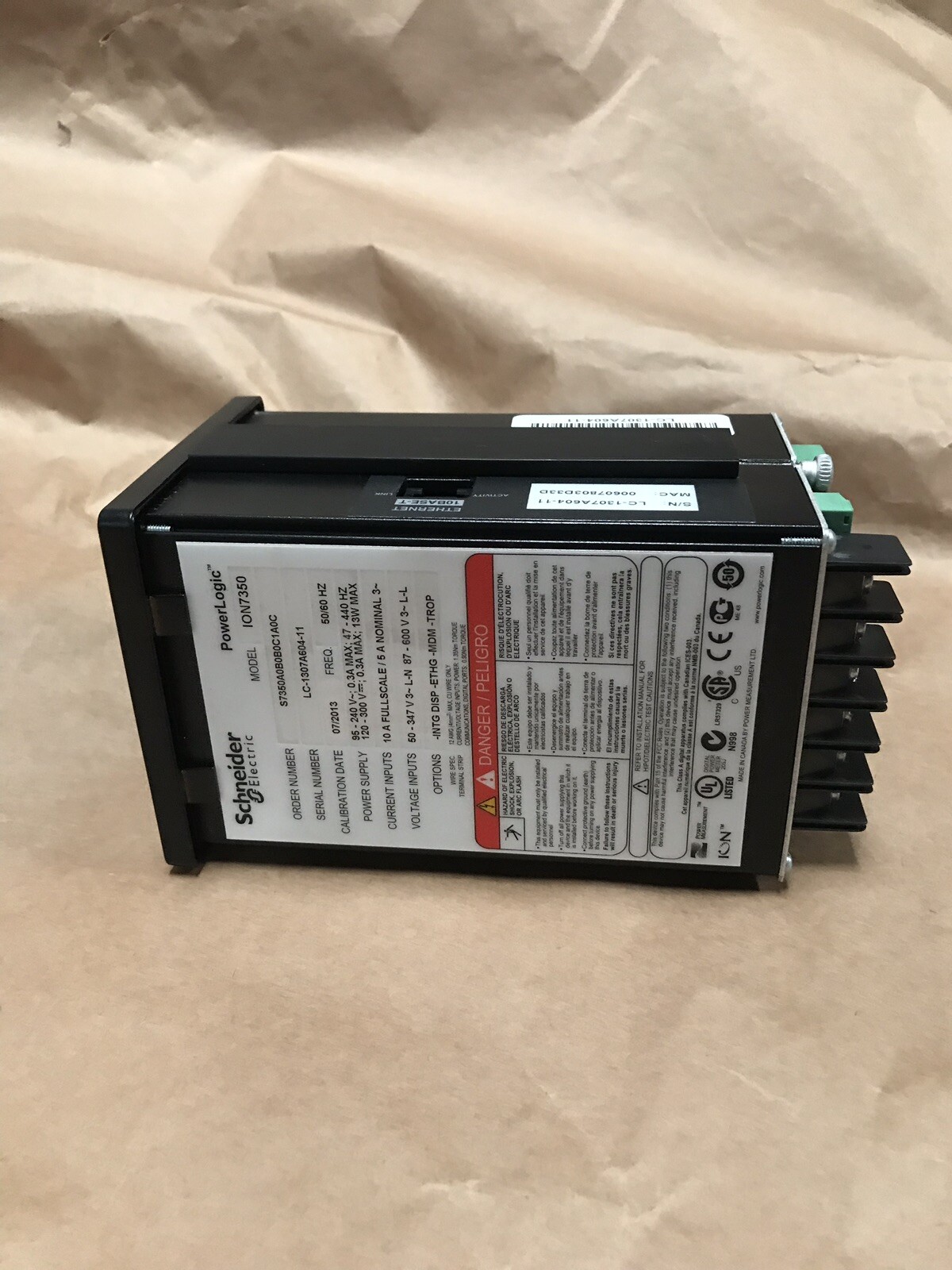 Schneider Electric Power Logic Ion 7350 Square D | eBay