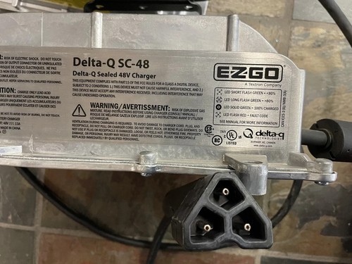 OEM EZGO RXV 48 Volt Golf Cart Charger Delta-Q SC-48 635671 REPLACES ...