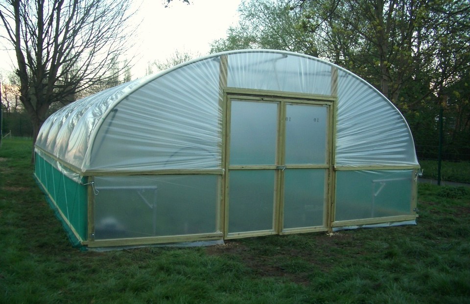 18ft Wide Polytunnel - 5.49m Commercial Poly Tunnel Greenhouse – Heavy ...