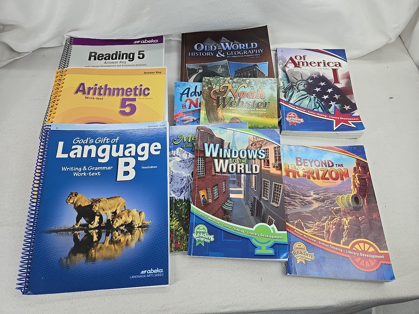 Abeka 5th Grade Curriculum Guide Set Lot of 10 | eBay