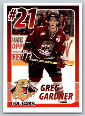 Greg Gardner 2004-05 Prince George Cougars | eBay