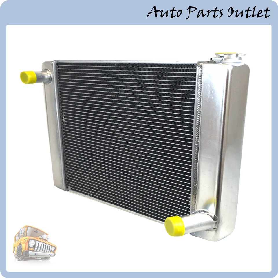 917-347-22 Universal Chevy GM 2 Row Single Pass Aluminum Radiator 22"x ...