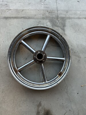 16” Round 5 Spoke Invader Rear Wheel Harley Chopper Pan Shovel Knuckle ...