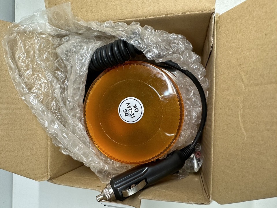 Buyers SL500A Mag Mount Amber Strobe Light 12V w/ 10' Cord Plug | eBay