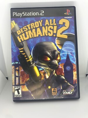 Destroy All Humans 2 (Sony Playstation 2 PS2) Comes w/ Case Tested | eBay