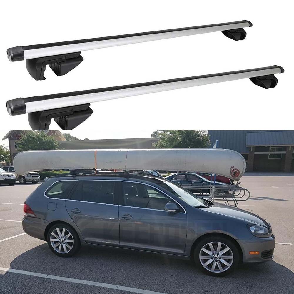 Car Top Roof Cross Bar Luggage Carrier Rack For Volkswagen Jetta ...