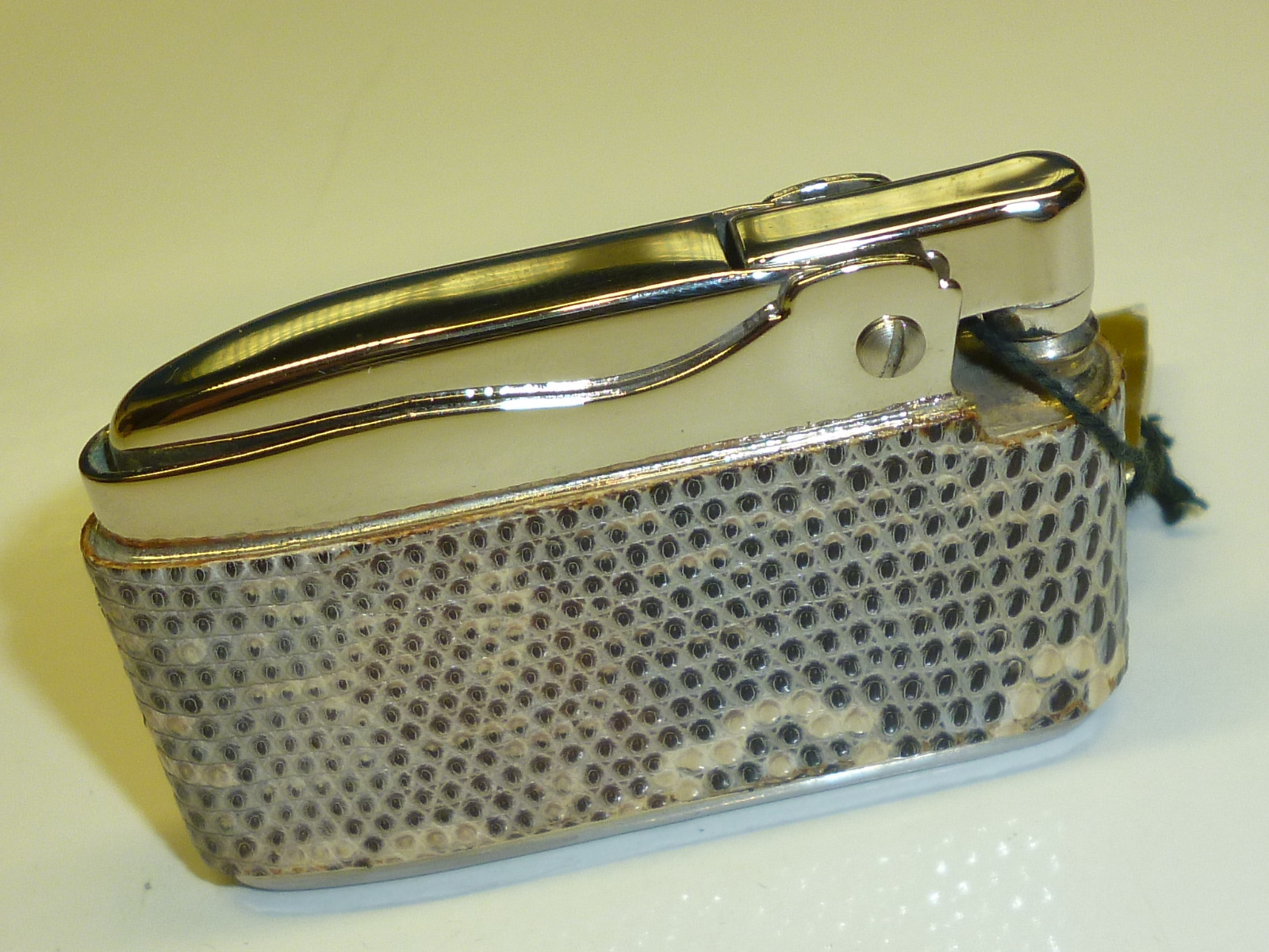 RONSON "VENUS" POCKET LIGHTER W. LEATHER COAT - OVP - MADE IN GERMANY ...