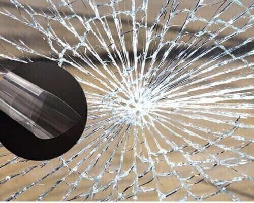 12mil Safety&security Window Film Shatter Proof Glass Sticker Strong ...
