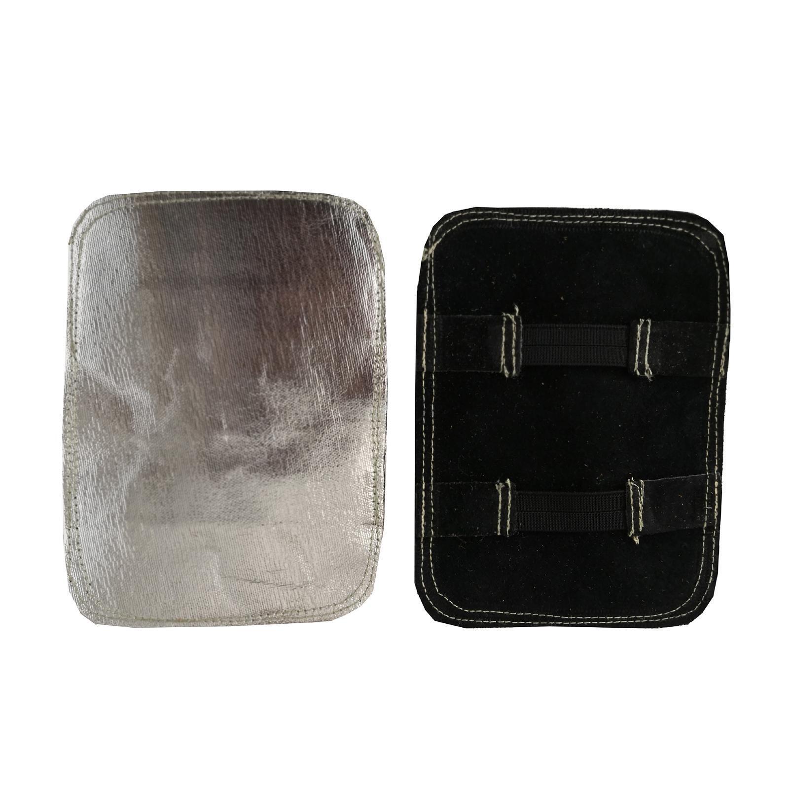 Aluminized Back Hand Pad PU Fireproof Gloves Pad for Smelting Camping ...