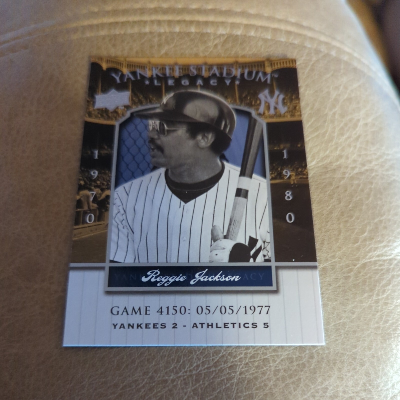 Cb8 Ysl 4150 Reggie Jackson New York Yankees 2008 upperdeck stadium ...
