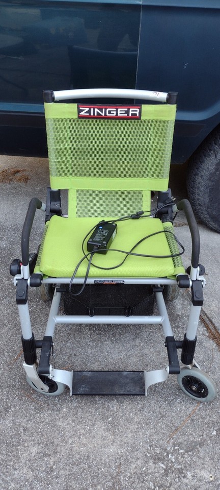 ZINGER FOLDABLE ELECTRIC WHEELCHAIR NEEDS BATTERY-ALSO UNTESTED FROM ...