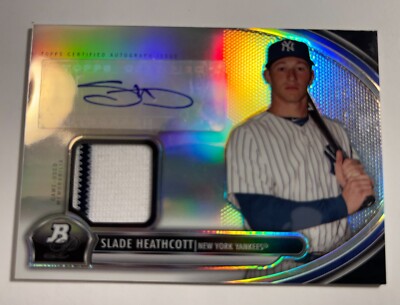 2013 Bowman Platinum Slade Heathcott Auto Relic Card. | eBay