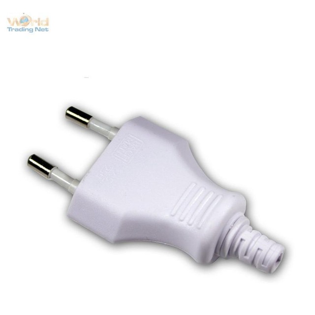 Euro Plug Europlug White 250v/2 5a With Screw Contacts for sale online ...