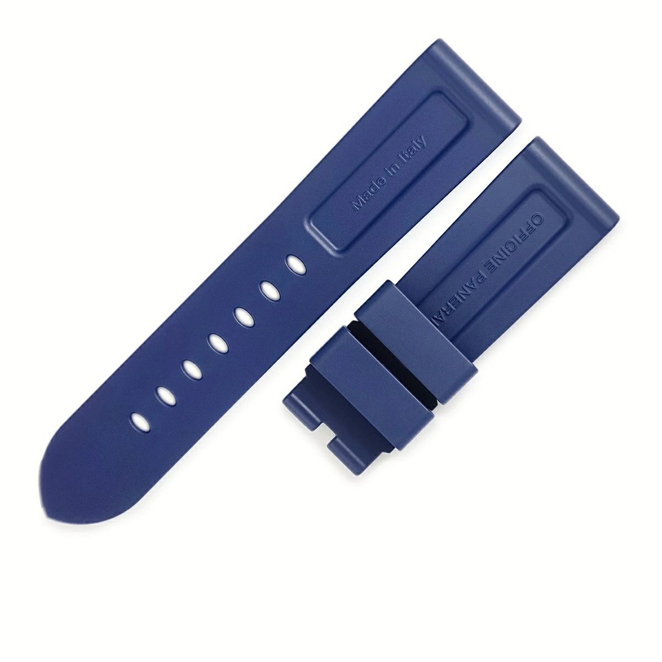 Panerai Watch Parts Genuine Luminor Rubber Band Rubber Navy Belt Strap ...