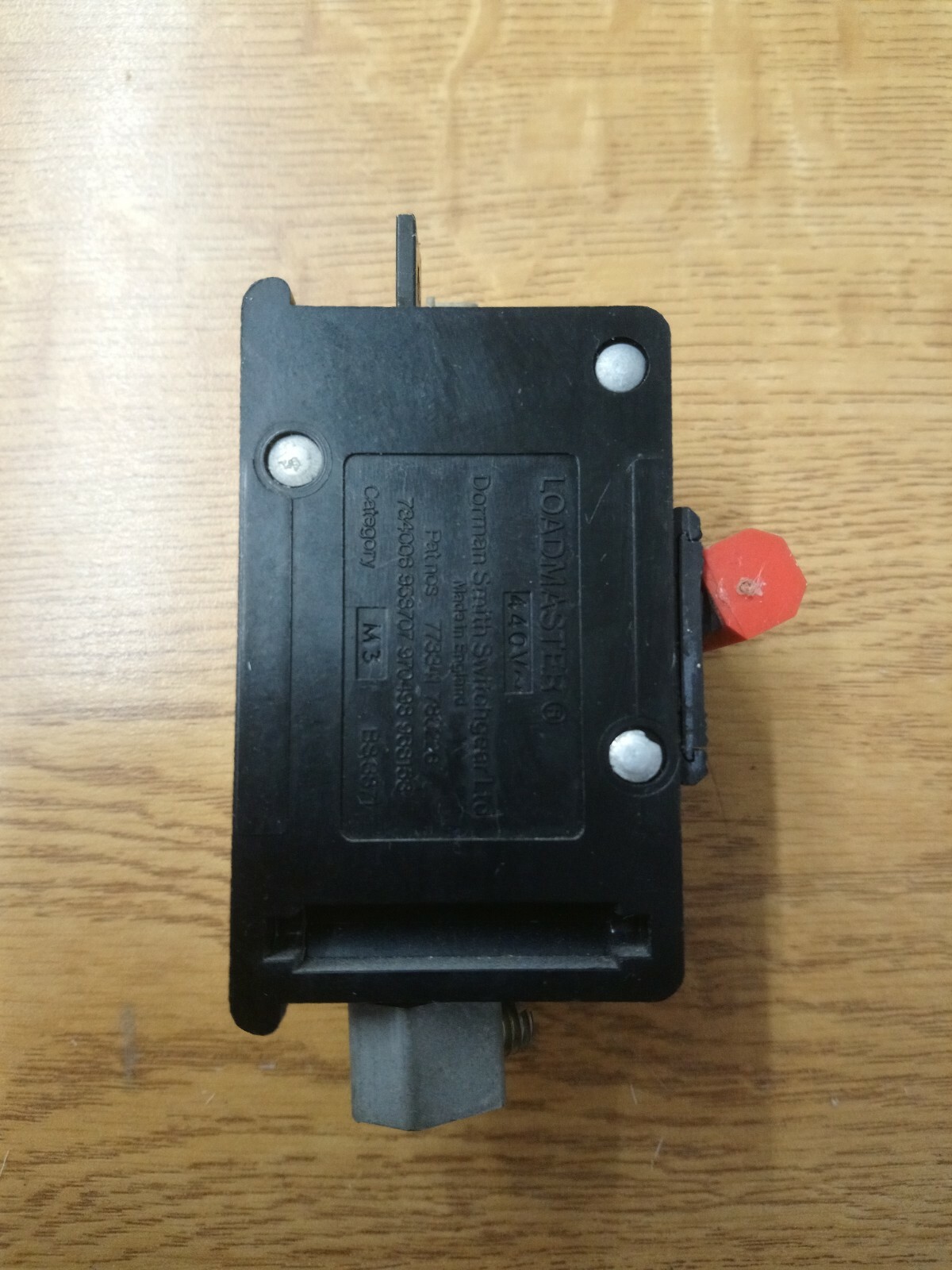 Dorman Smith Loadmaster 100 Amp Main Switch Black | eBay UK