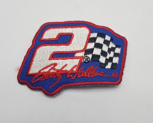 NASCAR Rusty Wallace #2 Checkered Flag Logo Embroidered Sew On Iron on ...