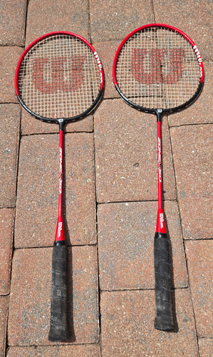 Wilson Zone X50 Badminton Racquet - TWO Grip Worn 887768210632| eBay