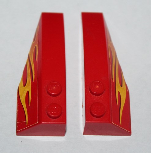 Lego Racer Red Wedge 6 x 2 (stickers) ref 41748pb039 41747pb039 set ...