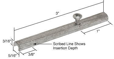 CRL H3758 9/16" Spiral Balance Pivot Bar - Pair | eBay