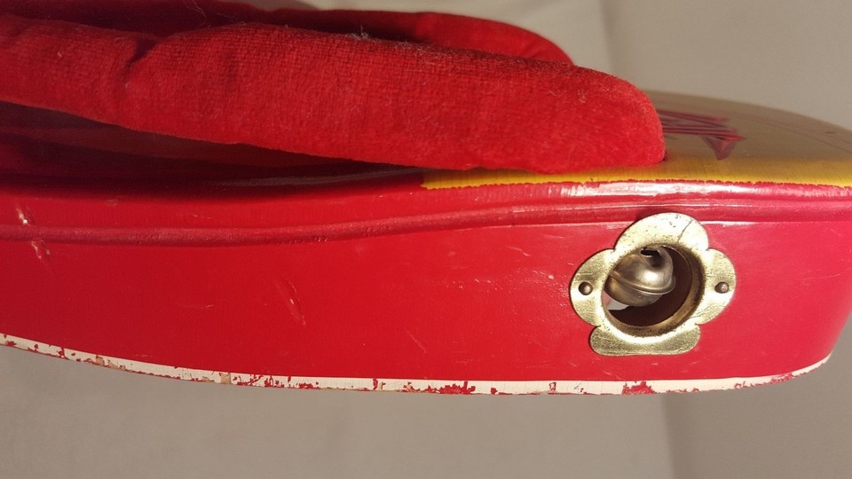 RARE Vintage Japanese /Oriental Red Sandals Wood Shoes Womens | eBay