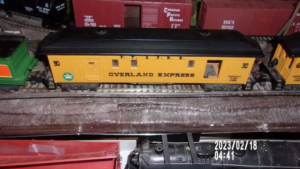 VINTAGE FRONTIER TRAIN SET BY A.C. GILBERT, W/TRACK & TRANSFORMER, S ...