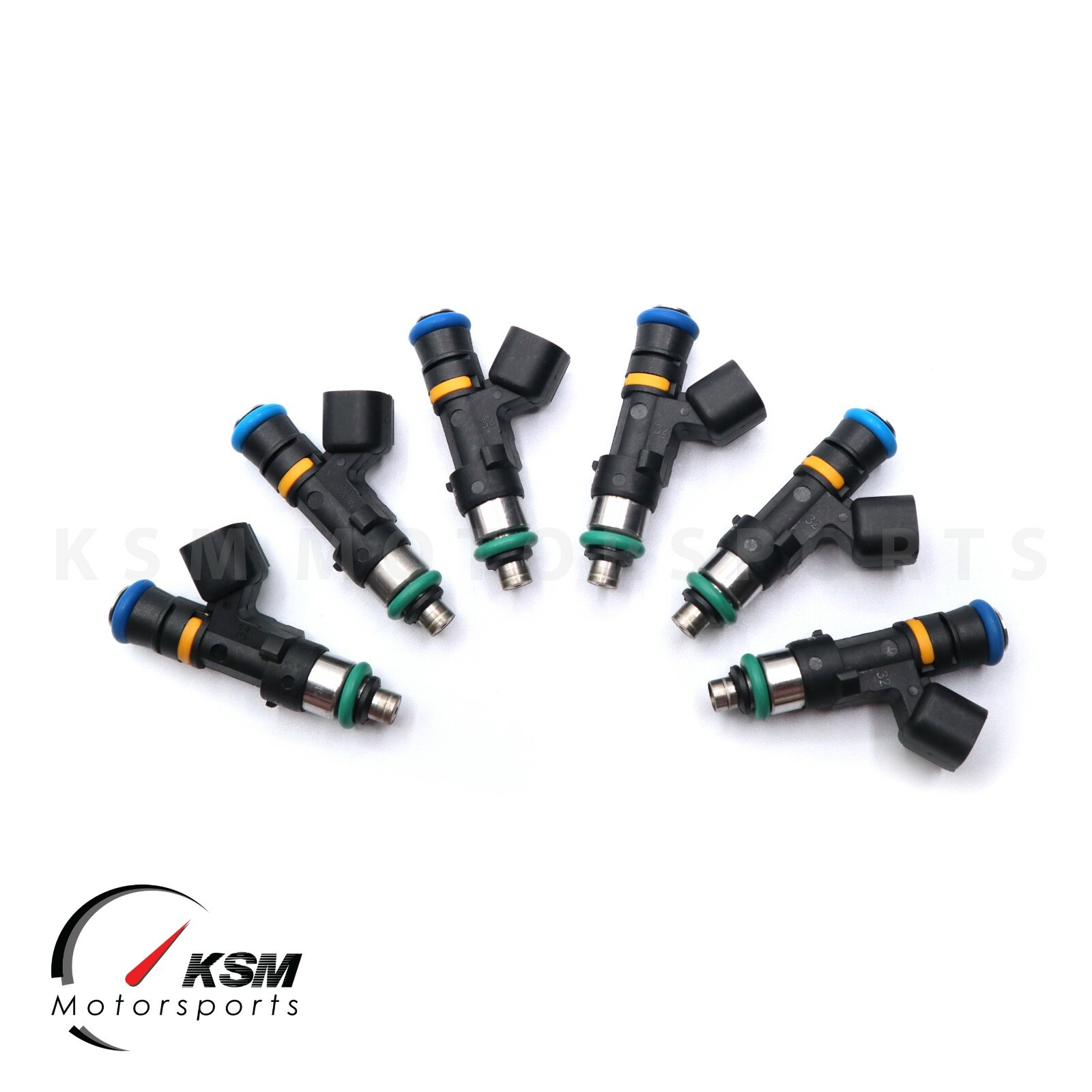 Set of 6 x 1200cc fuel injectors for 2000 - 2006 BMW E46 M3 S54 fit ...