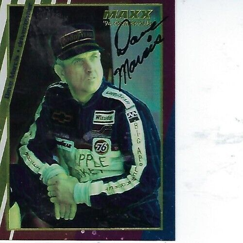 DAVE MARCIS SIGNED 1994 MAXX PREMIER PLUS RACING #71 - NASCAR | eBay