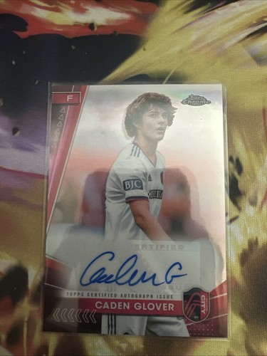 2024 TOPPS CHROME MLS CADEN GLOVER REFRACTOR AUTO AUTOGRAPH | eBay