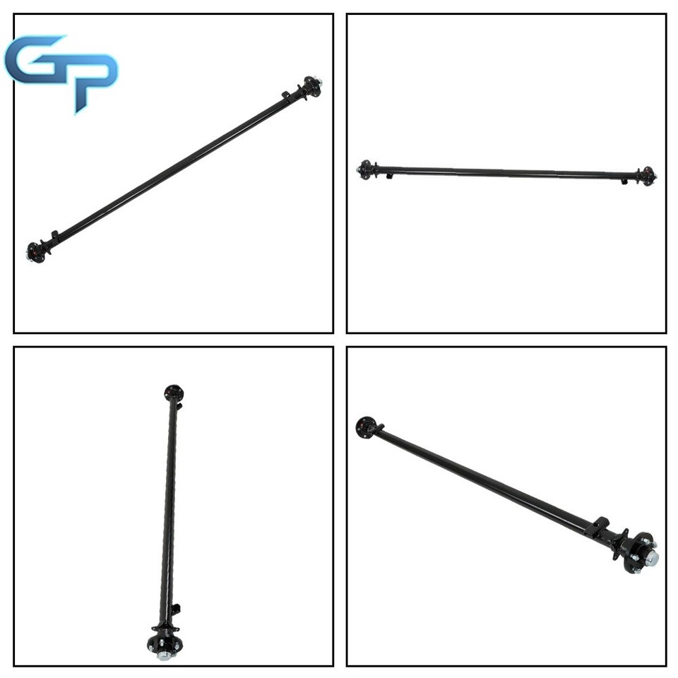 3.5K Trailer Axle 5 lug 70" Spring Center 85" Hub Face 72" WIDE FRAME 5 ...