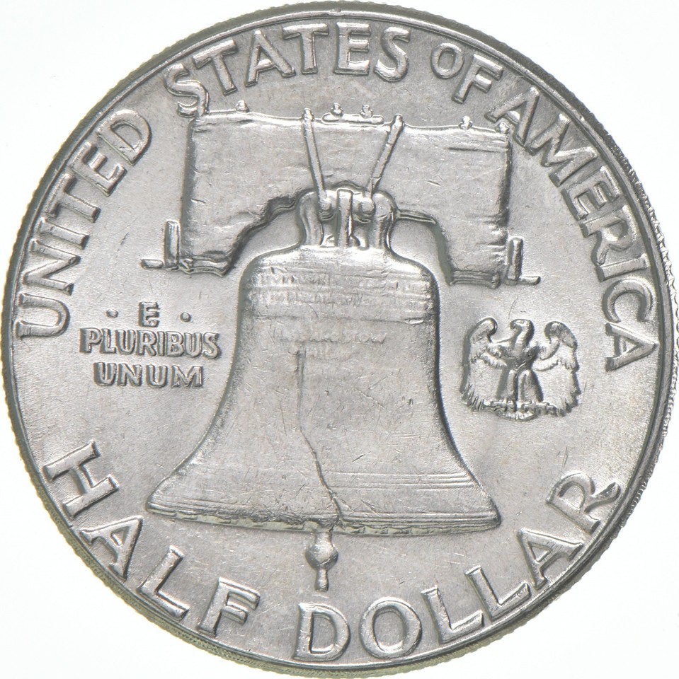 1963 Franklin Half Dollar AU 90% Silver *4114 | eBay