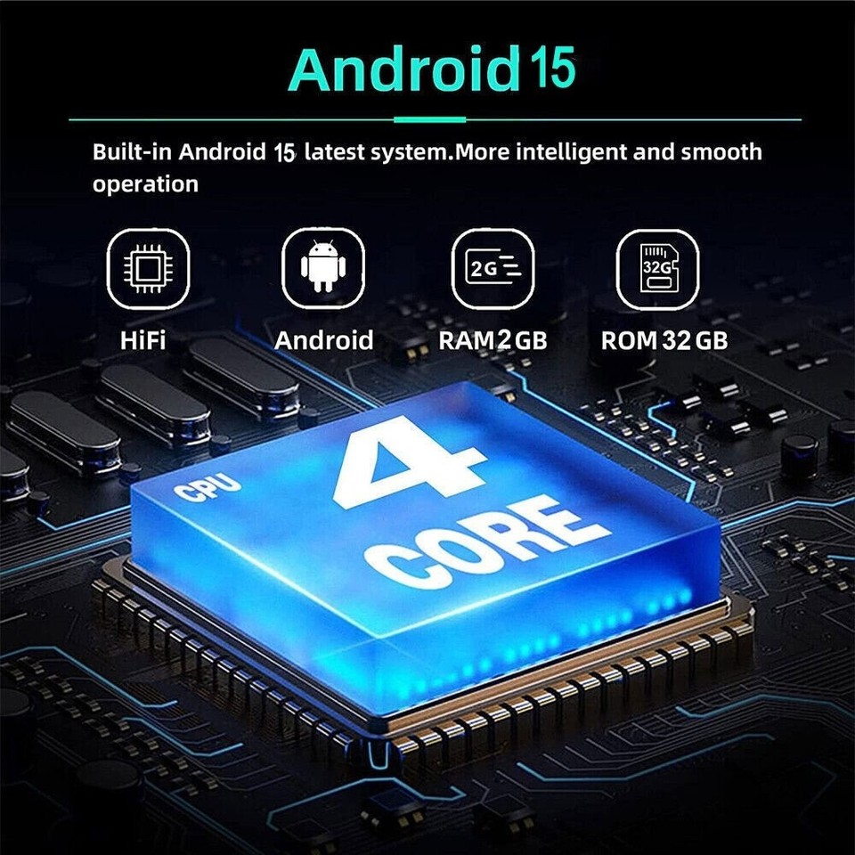 Car Stereo Radio For 2005-2011 Dodge Dakota CarPlay Android15 GPS FM ...