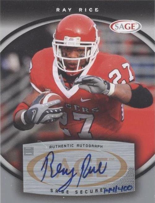 2008 SAGE - Autographs Ray Rice #A48 Silver /400 (AU, RC) for sale ...