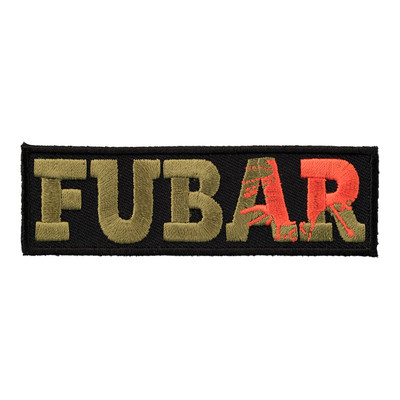 FUBAR Patch, Biker & Military Sayings Patches | eBay