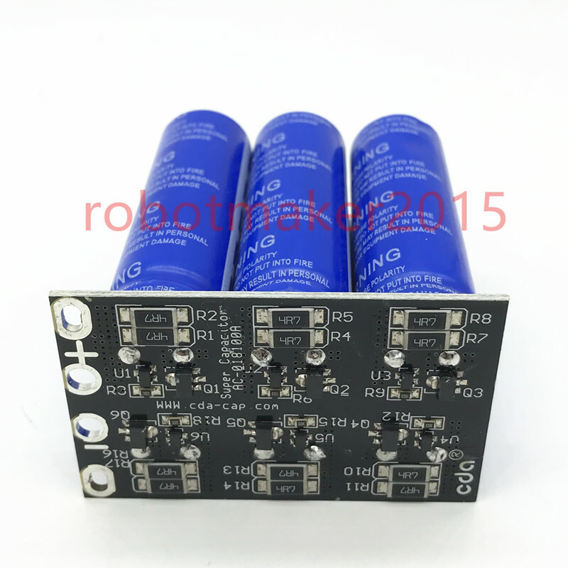 16V 16.6F 2.7V 100F Super Farad Car Capacitor Module Kit low ...
