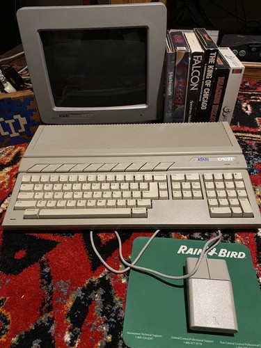 Atari ST 1040 Computer + SC 1224 Monitor + Games | eBay