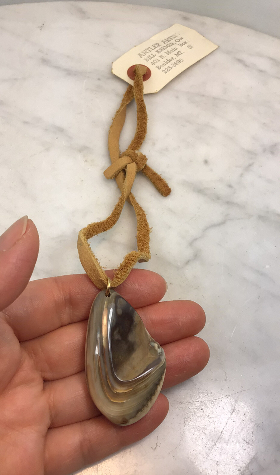 Vintage ANTLER ARTIST BILL KREAMER Southwestern Penda… - Gem