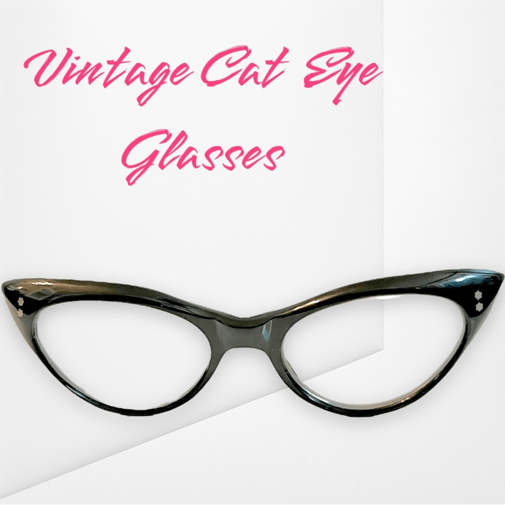 Vintage cat frame glasses by France Swank. Mint condition. | eBay