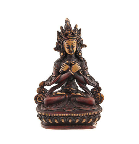 Soprammobile Budda Vajradharma IN di Resina Dea Buddista Nepal 14 CM ...