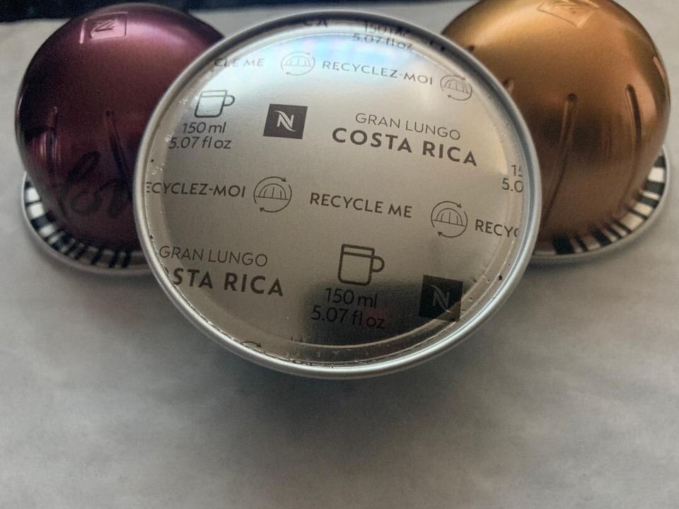 Nespresso Coffee Vertuo 30 capsules MIX 10 Colombia & 10 Costa Rica &10 ...