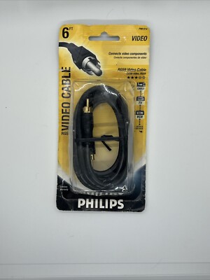 Philips RG59 Coaxial Cable 6 ft Video PH61214 Connects Video Components ...